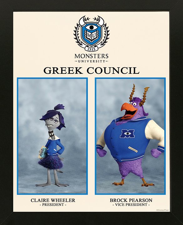 7 Character Posters & Voice Cast Revealed For 'Monsters University'