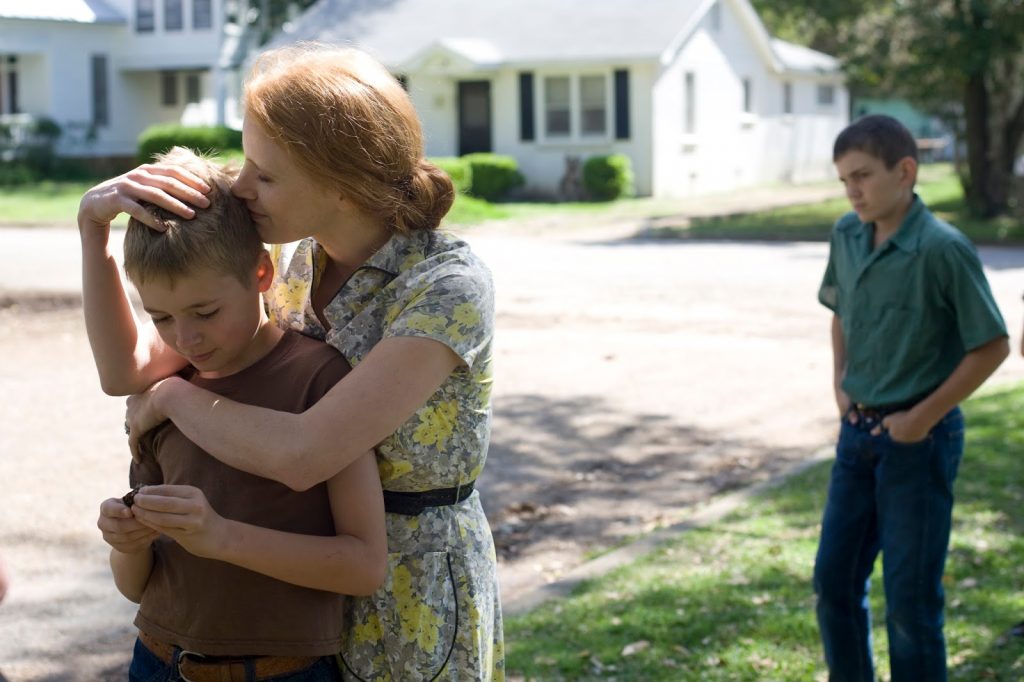 Jessica Chastain Tree Of Life Floating